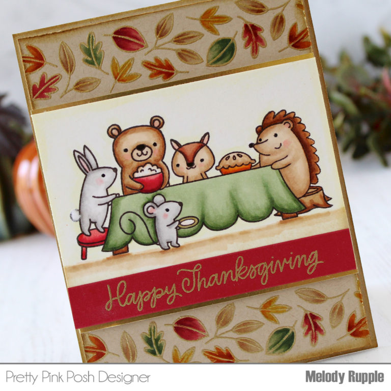 Sneak Peek: Fall Borders + Thanksgiving Scene | Pretty Pink Posh