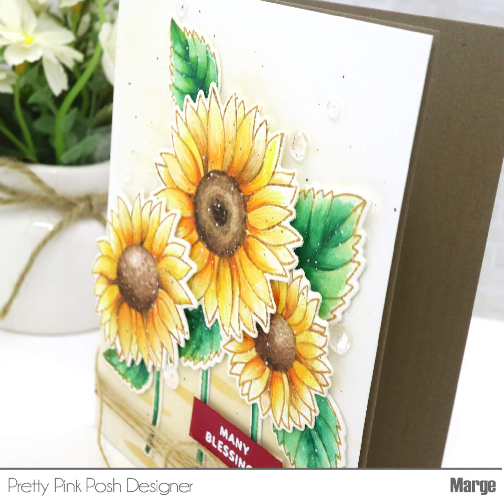 Watercolor Sunflowers | Pretty Pink Posh