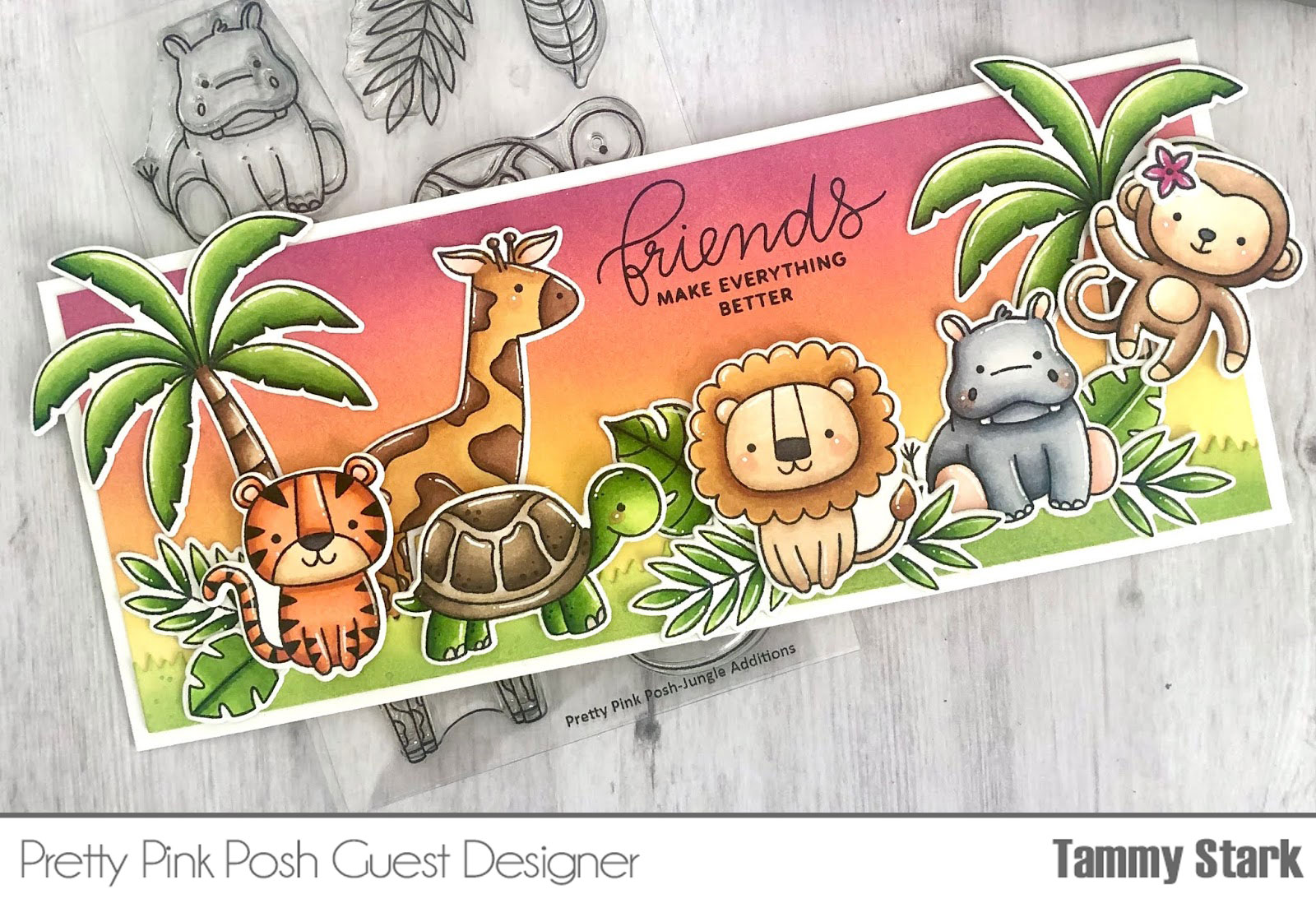 Trio of Jungle Cards | Pretty Pink Posh