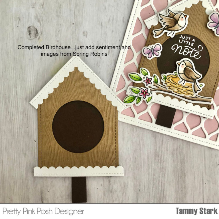 Tutorial: Creating A Die Cut Birdhouse | Pretty Pink Posh