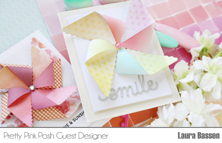 3D Pinwheel Cards w/ Laura Bassen! | Pretty Pink Posh