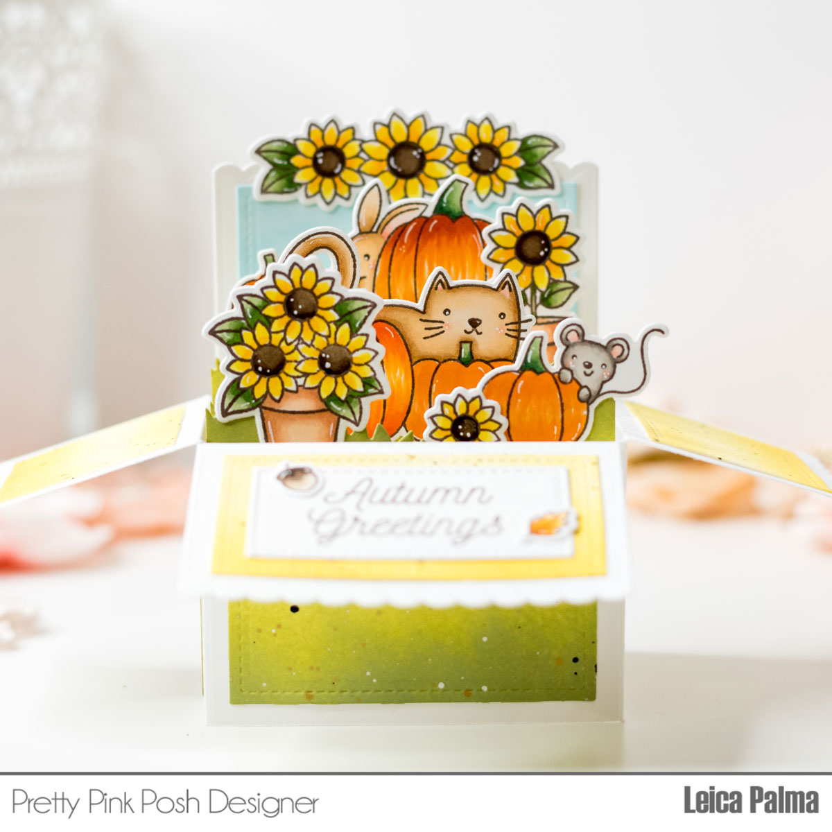 Autumn Greetings Fall Card | Pretty Pink Posh