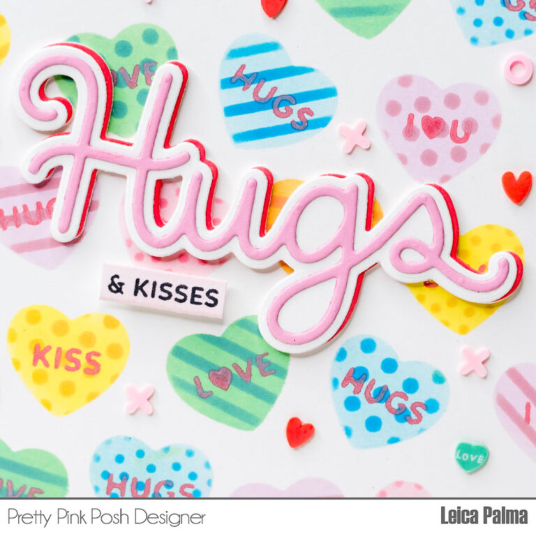 Colorful Layered Hearts | Pretty Pink Posh