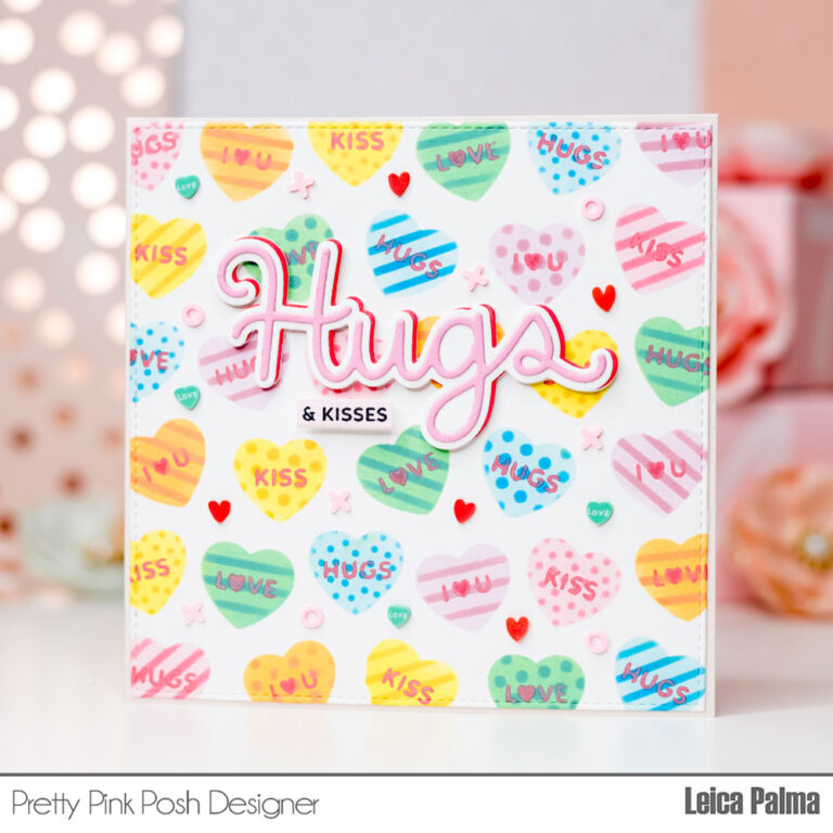 Colorful Layered Hearts | Pretty Pink Posh