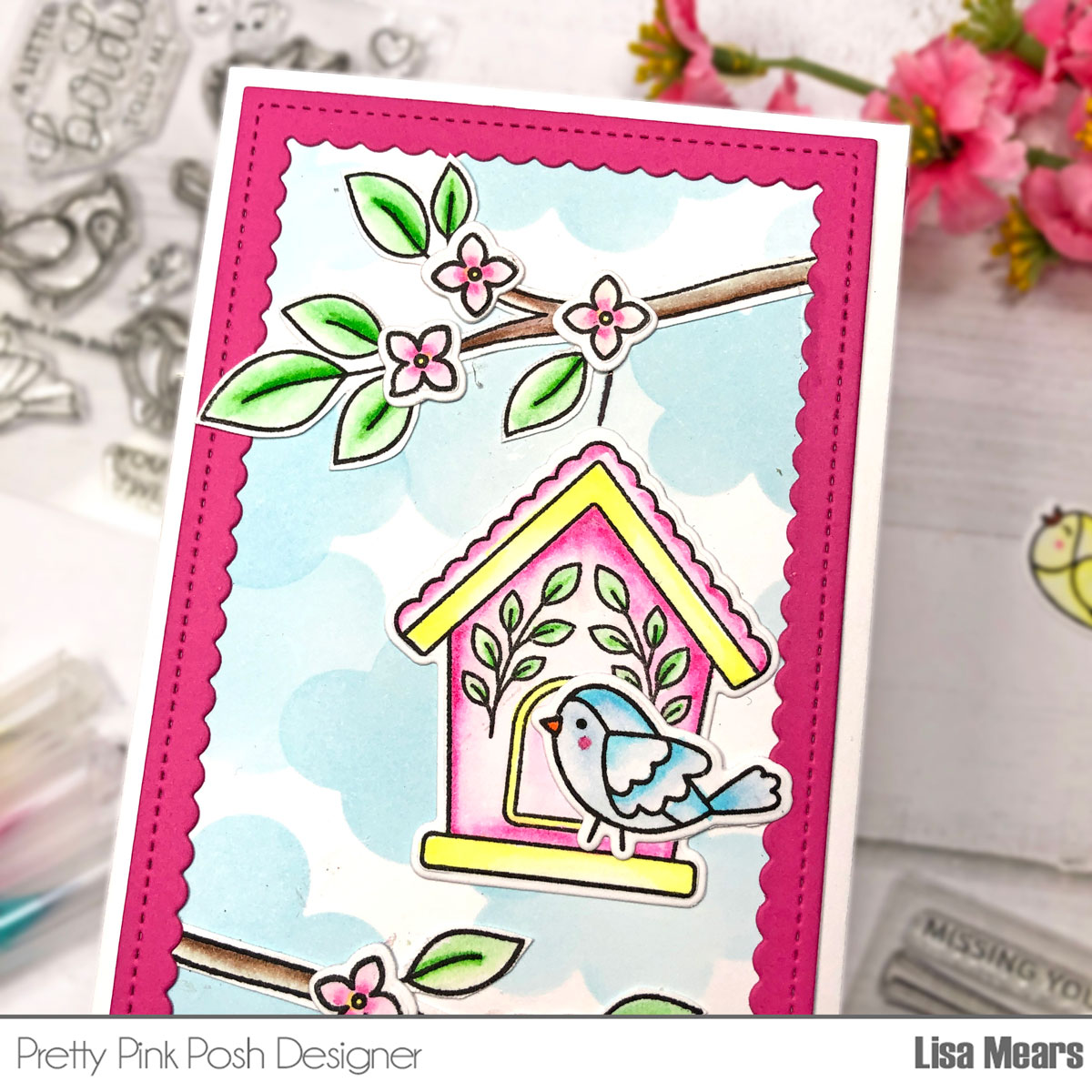 Slimline Birdhouses + Video | Pretty Pink Posh