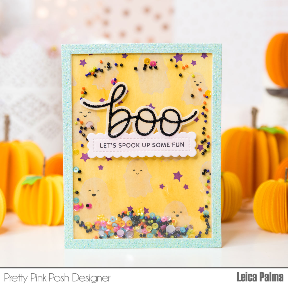 Halloween Boo Shaker | Pretty Pink Posh