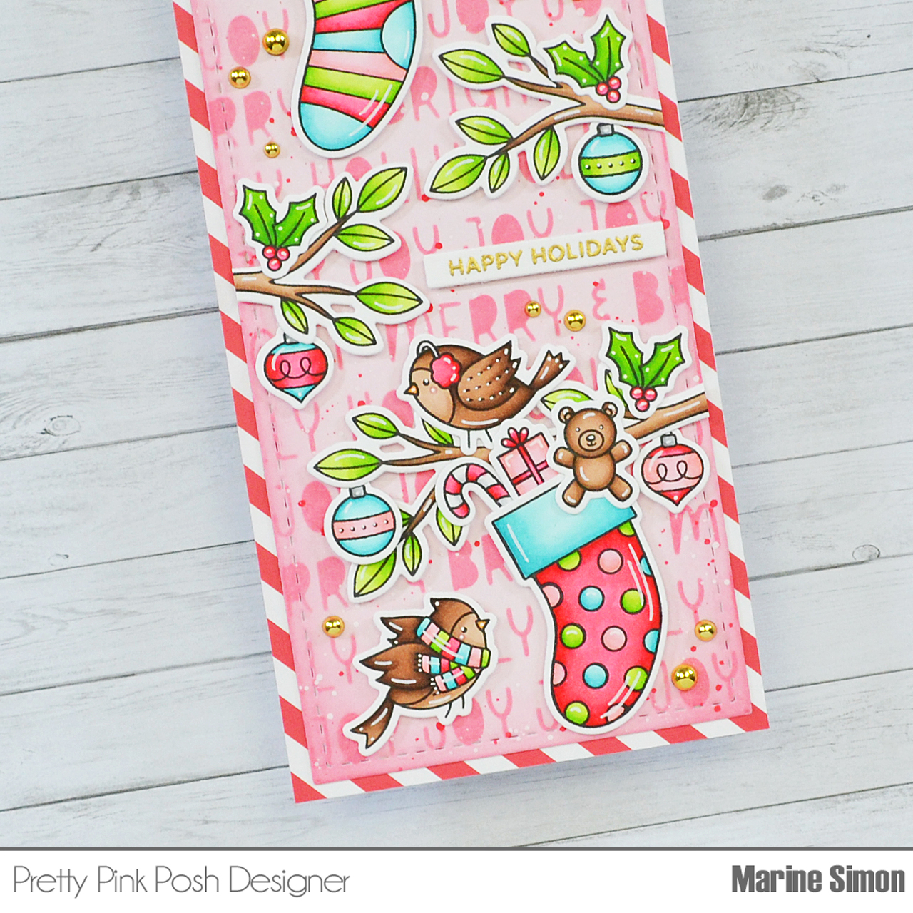 Sneak Peek: Holiday Stockings + Winter Birds | Pretty Pink Posh