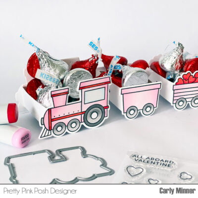 Adorable Valentine Treat Train + Video | Pretty Pink Posh