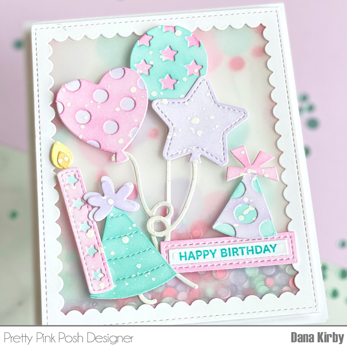 Pastel Birthday Shaker | Pretty Pink Posh