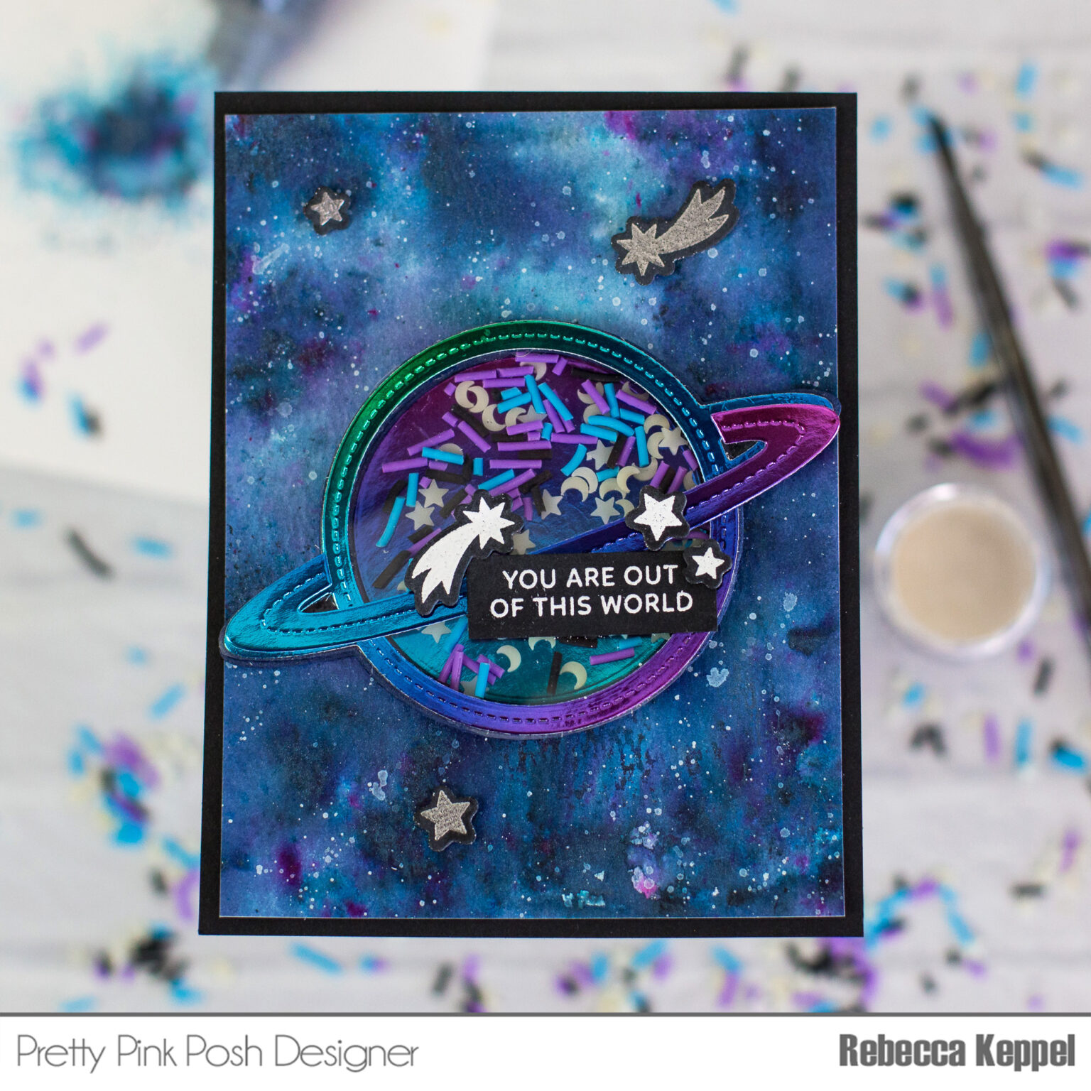 How to Make Galaxy Backgrounds (3 Ways) | Pretty Pink Posh