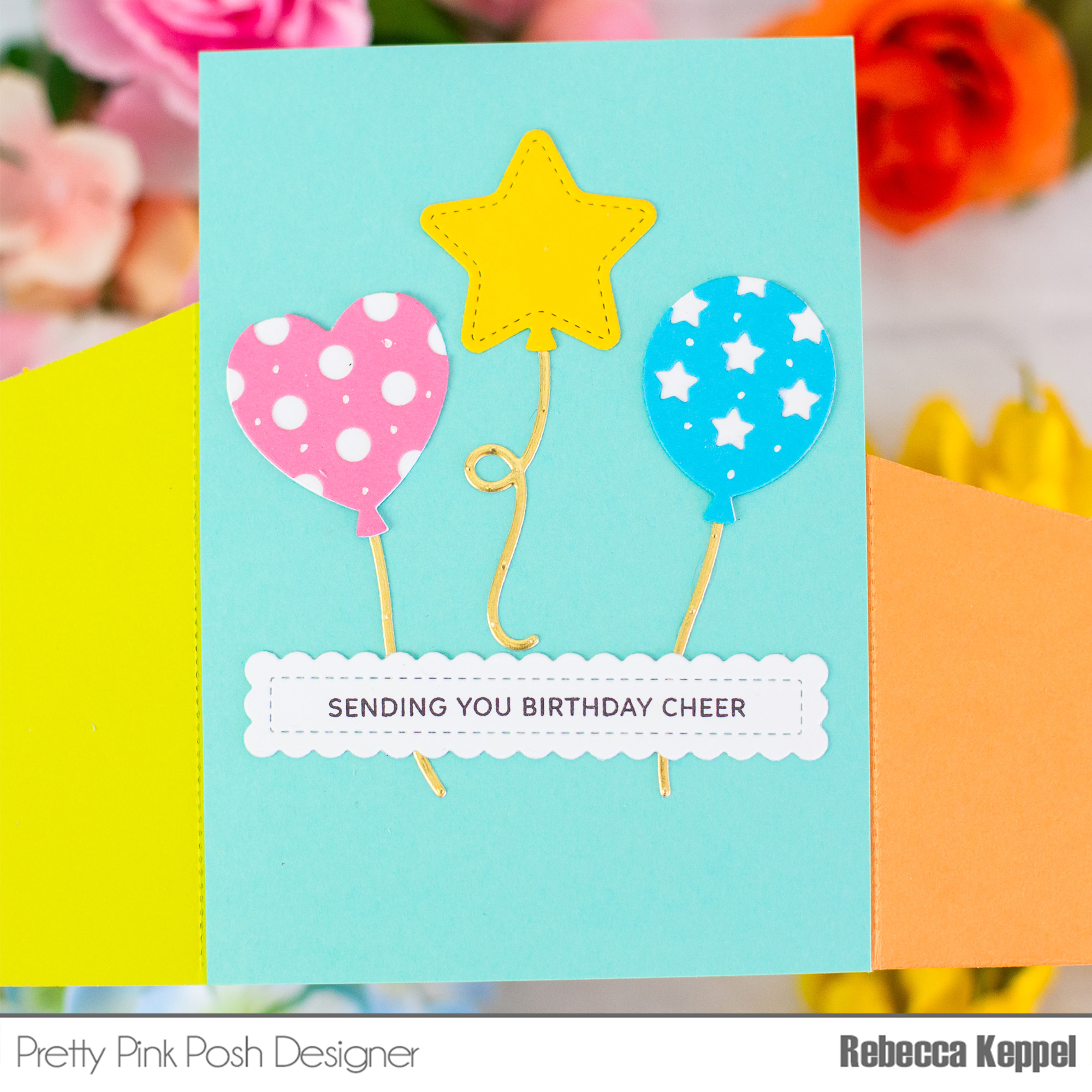 Easy Fun Fold Birthday Card | Pretty Pink Posh