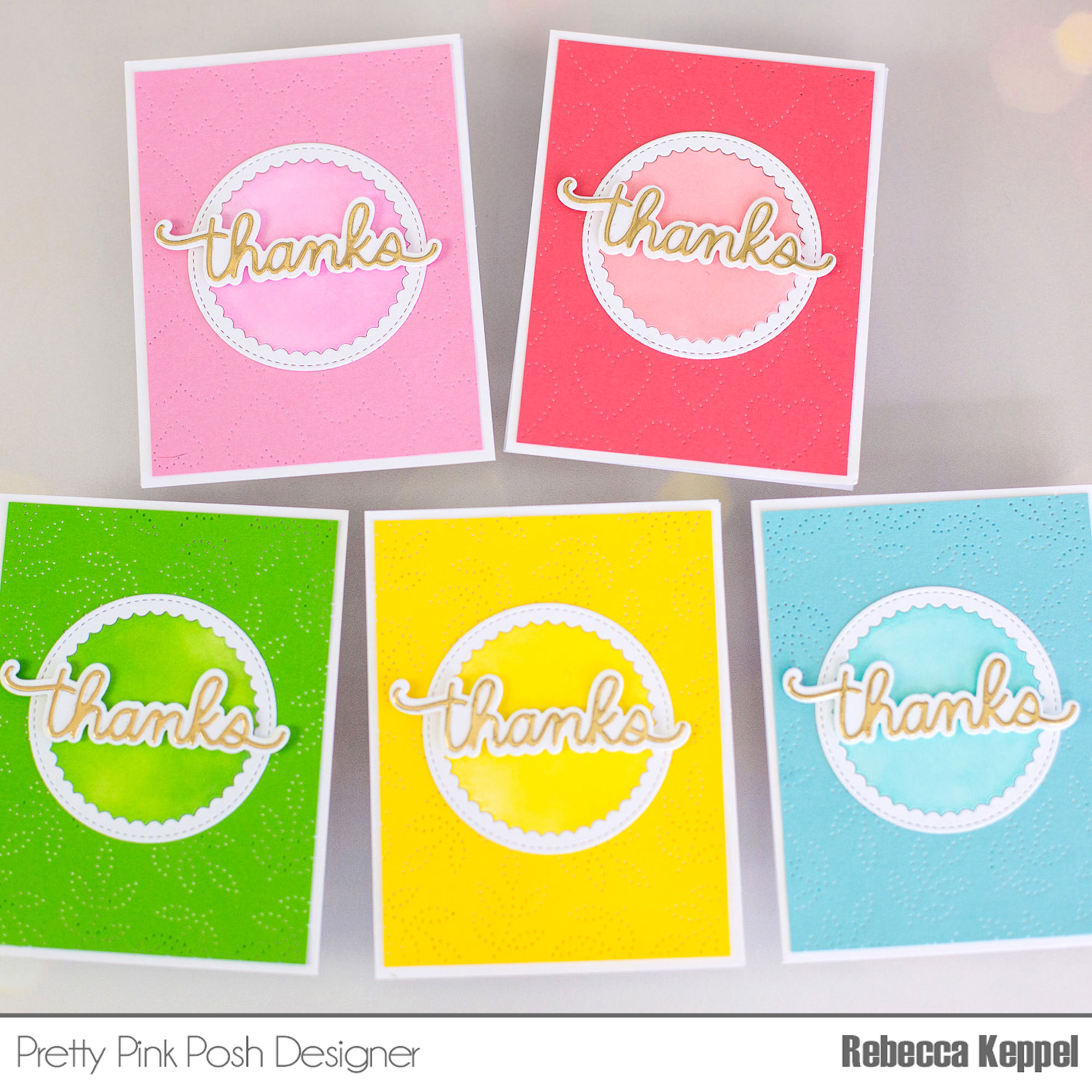 Mass Produced Thanks Cards + Video | Pretty Pink Posh