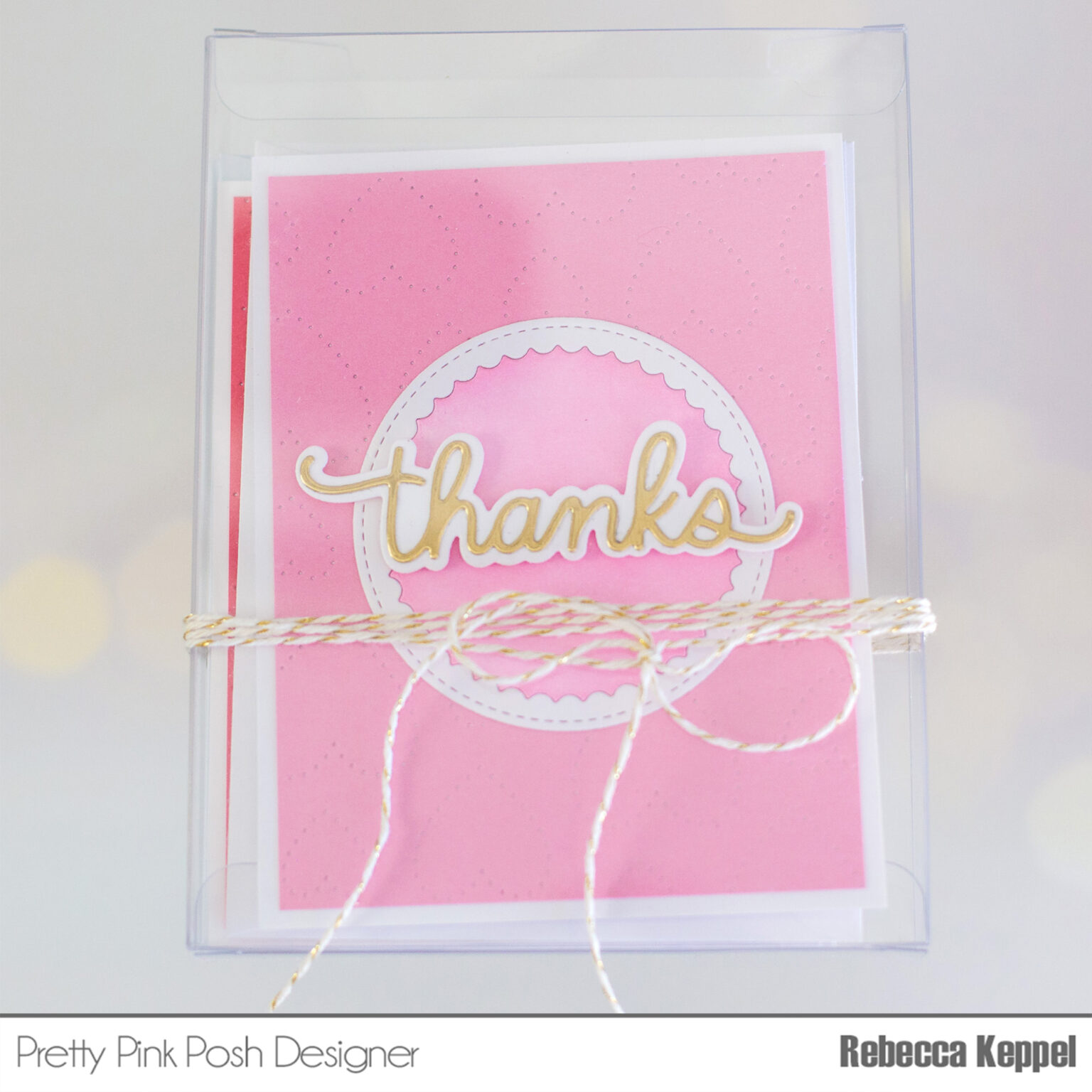 Mass Produced Thanks Cards + Video | Pretty Pink Posh