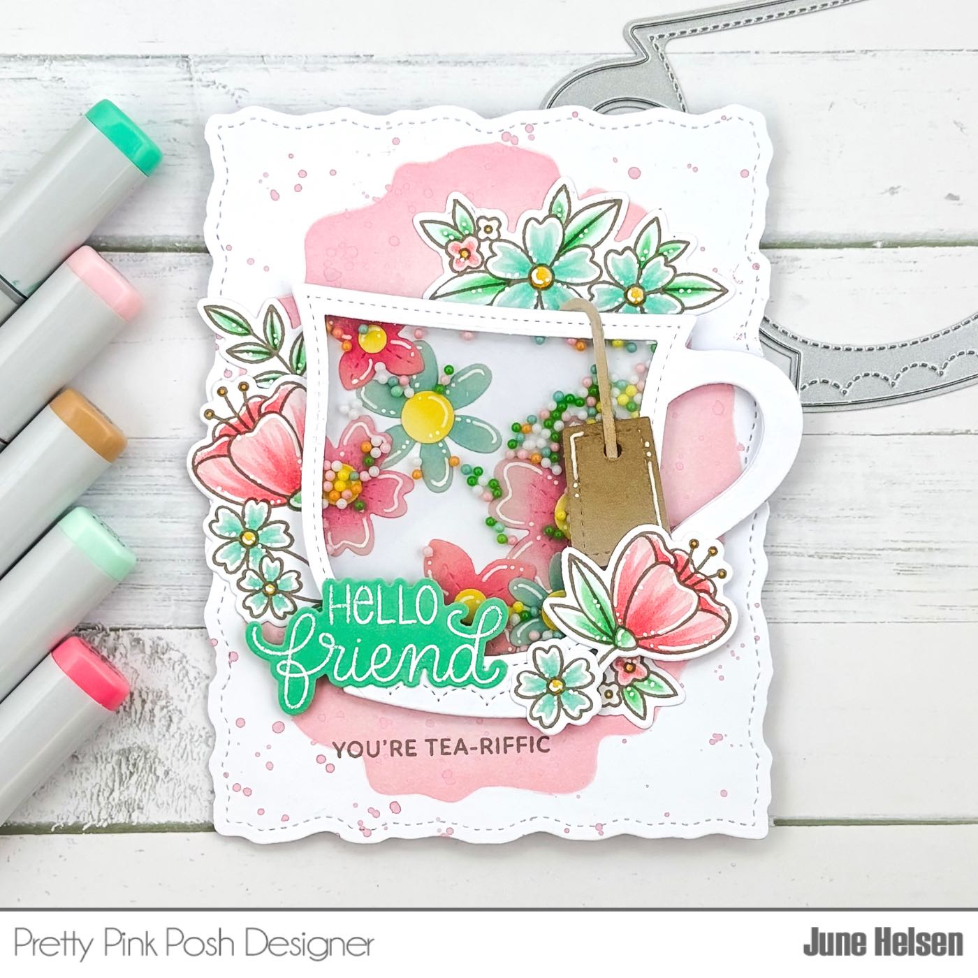 Pretty Teacup Shaker | Pretty Pink Posh