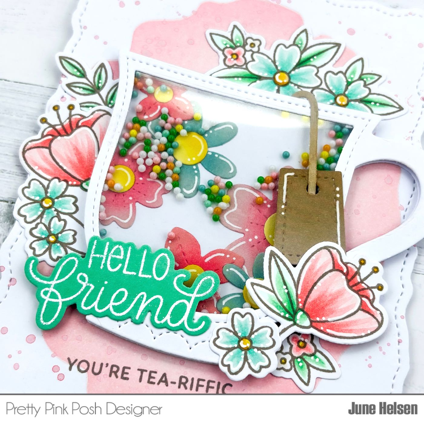 Pretty Teacup Shaker | Pretty Pink Posh