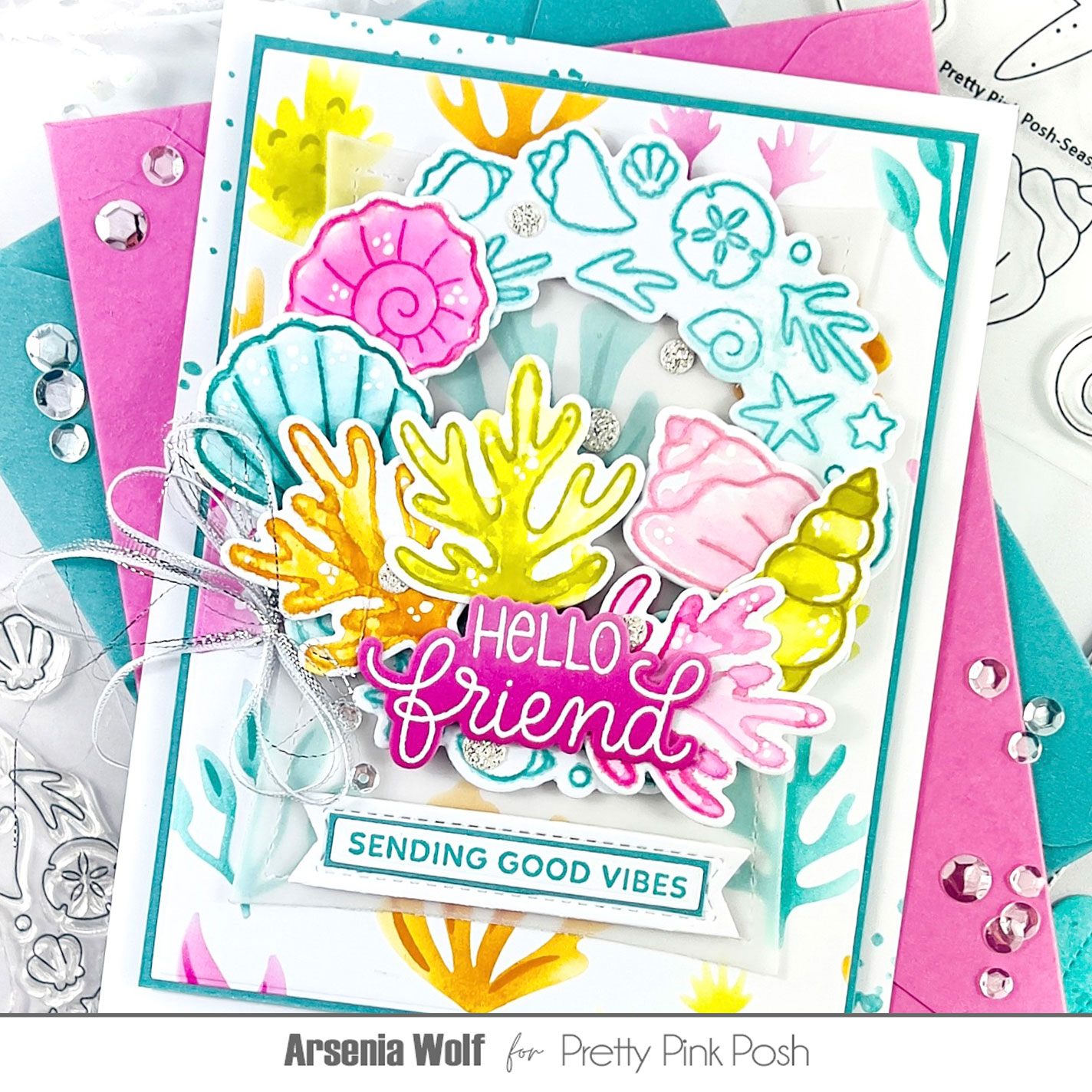 June Intro: New Stamps + Shoreline Borders | Pretty Pink Posh