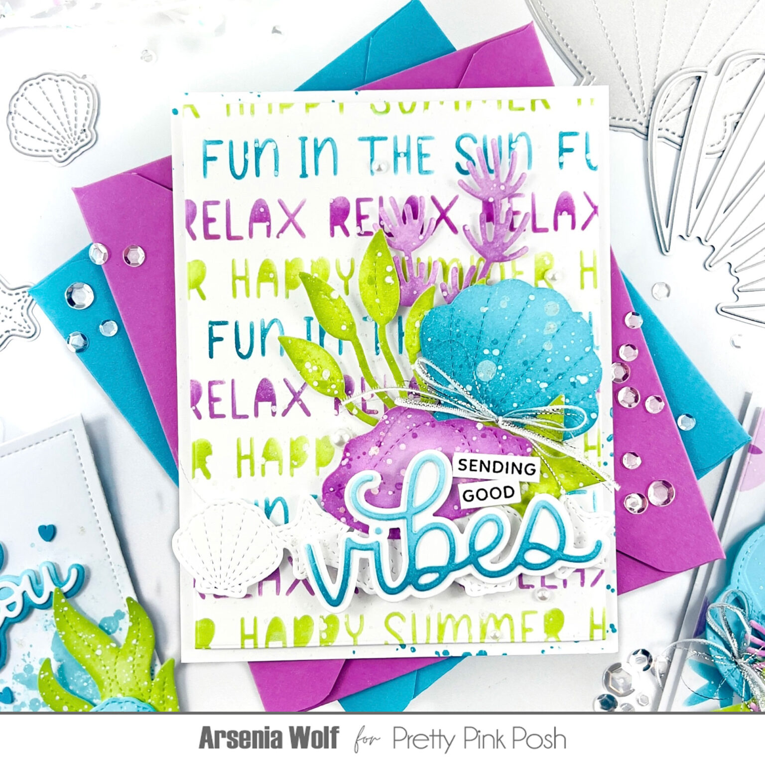 June Intro: Seashell Border + Seashell Shaker + Stitched Seashells ...