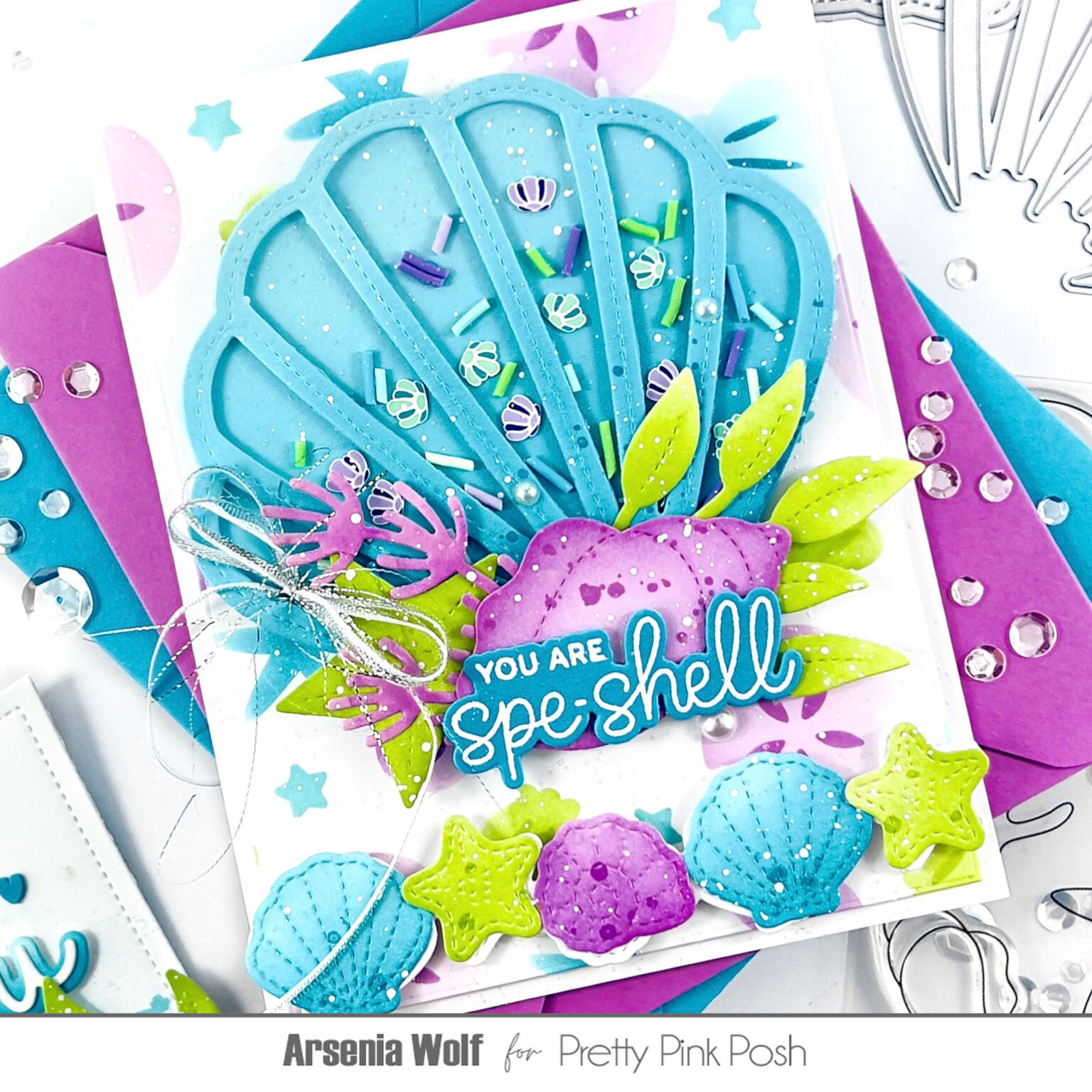 June Intro: Seashell Border + Seashell Shaker + Stitched Seashells ...