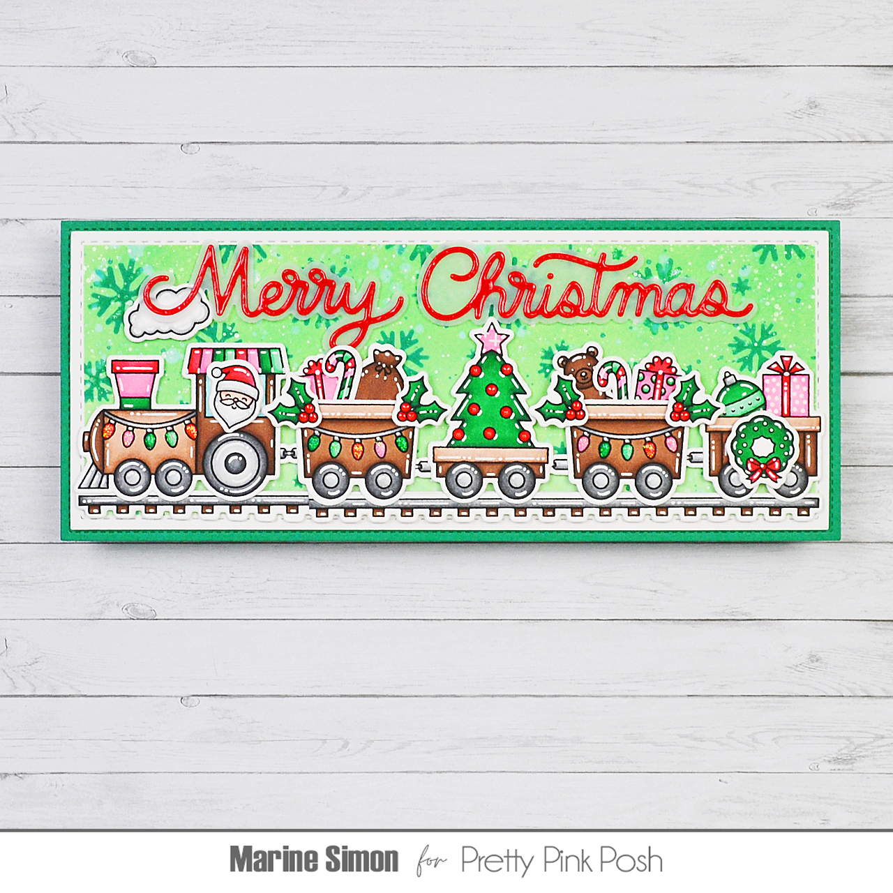 Merry Christmas Train | Pretty Pink Posh