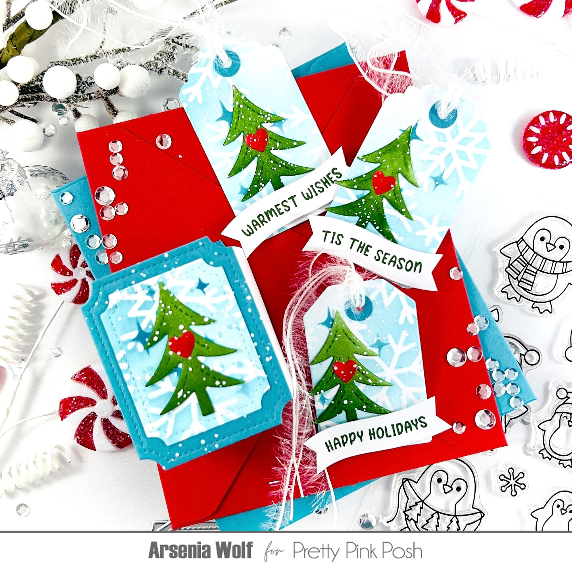 November Intro: Igloo Shaker + Notched Rectangles + New Stamps | Pretty Pink Posh